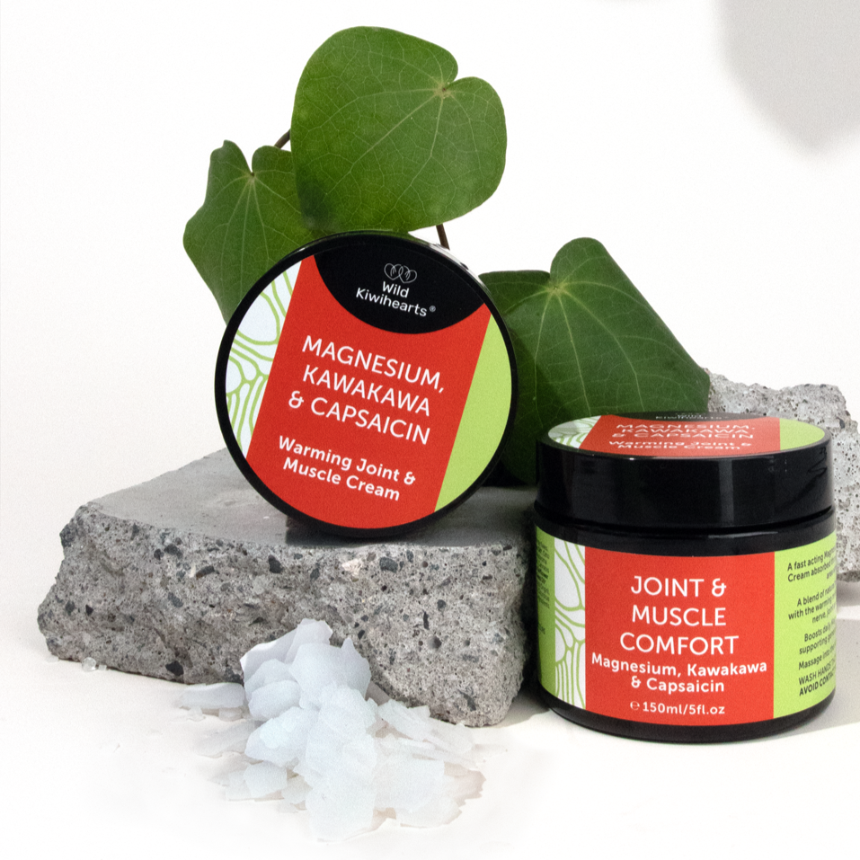 Magnesium, Kawakawa & Capsaicin Cream 150ml– Wild Kiwihearts